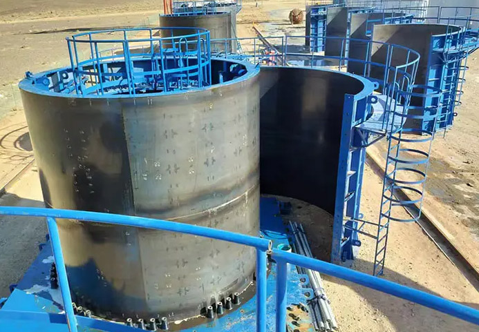 Hybrid Wind Turbine Tower Concrete Segment Mould - Mana Precast Solutions